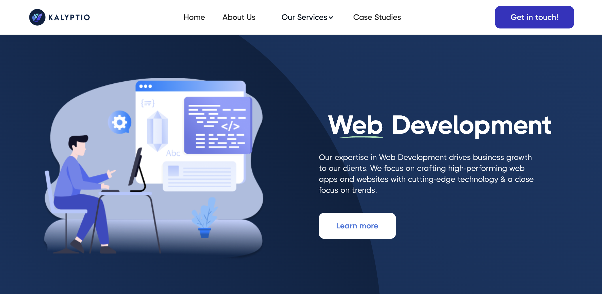 Custom Web Development - Kalyptio's Tailored Solutions